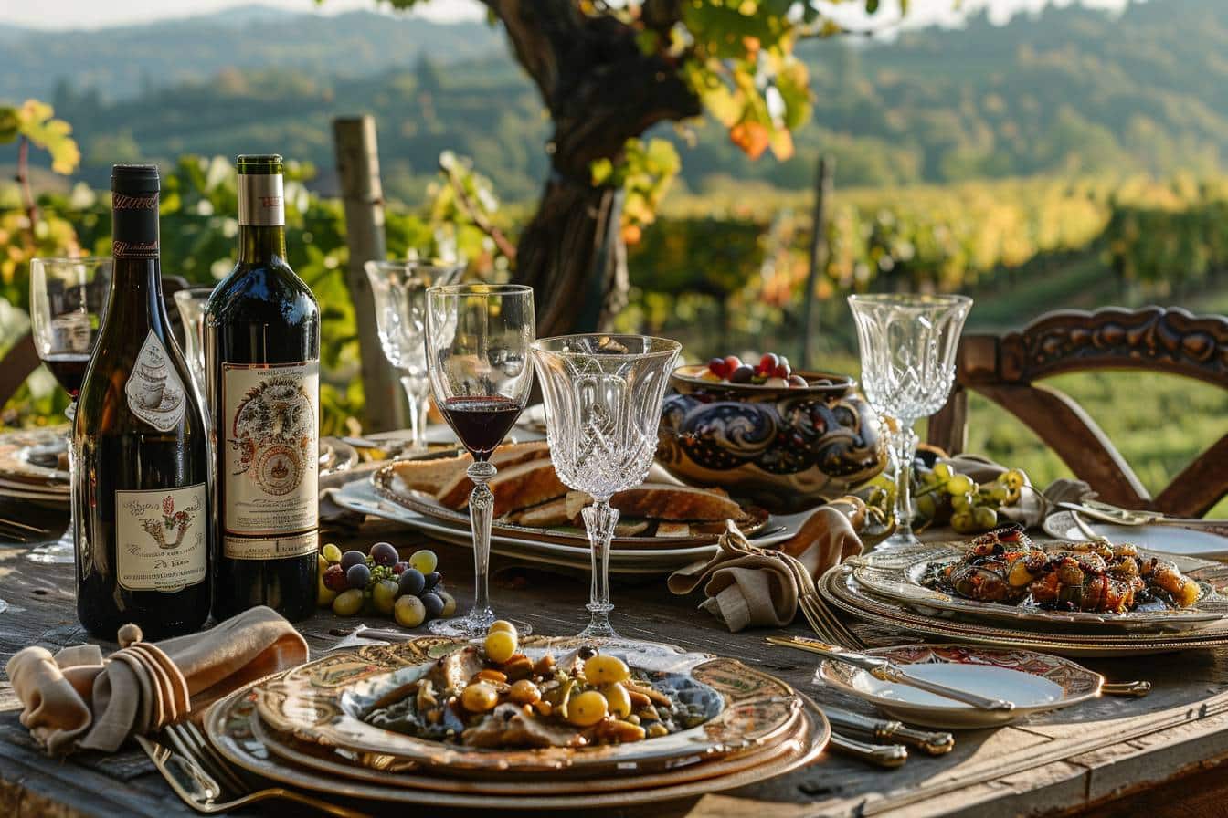 🍷 Sublime les vins français prestigieux avec ces accords mets-vins ! 🌟